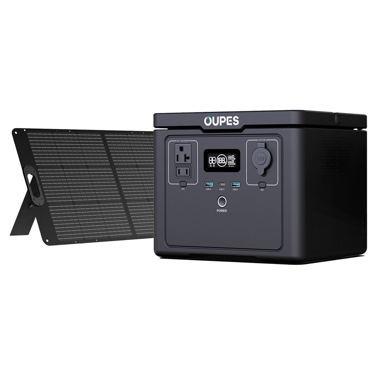 OUPES Exodus 600 Plus 600W 512Wh Portable Power Station +100W Solar ...