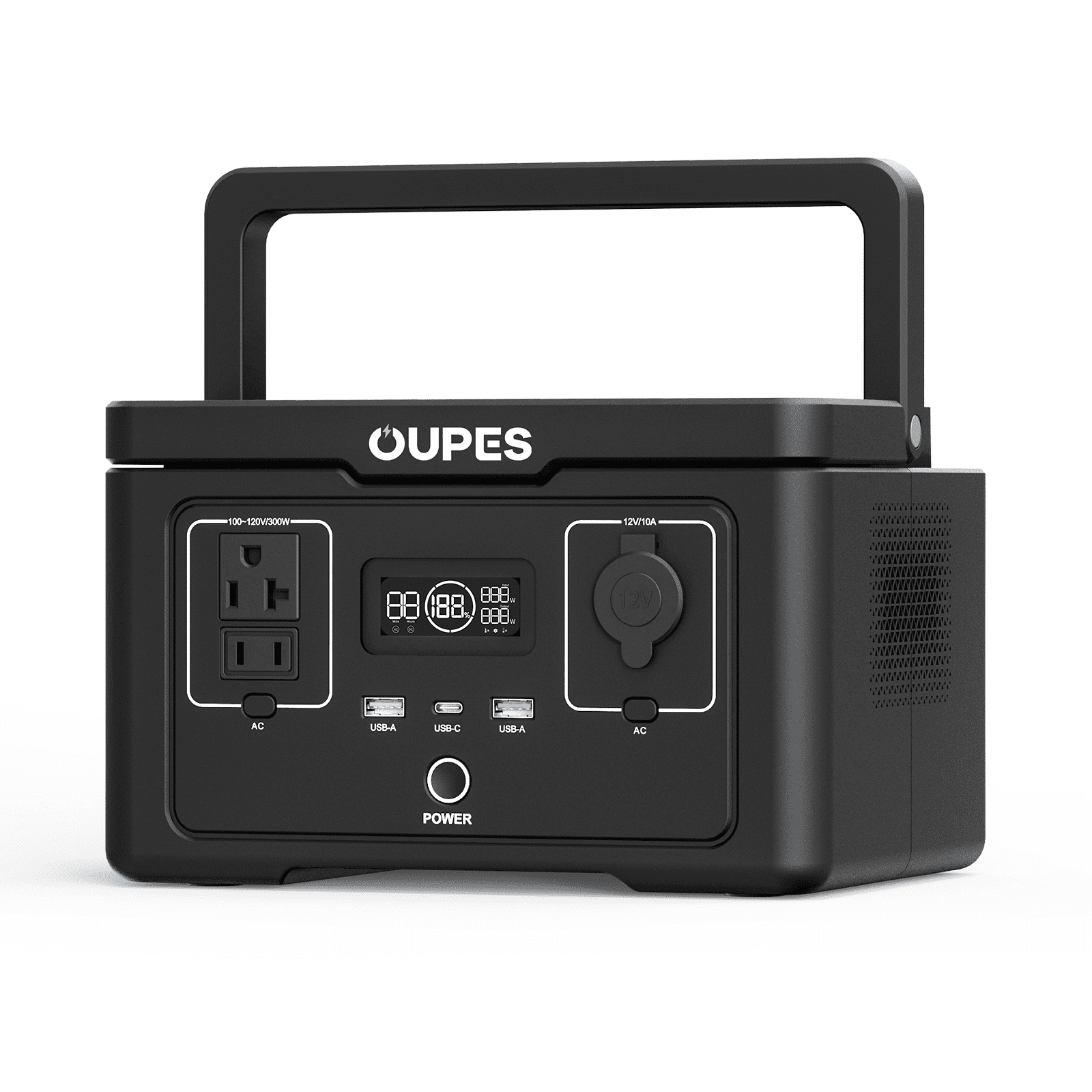 OUPES Exodus 600 Portable Power Station, 256Wh Backup LiFePO4 Battery ...