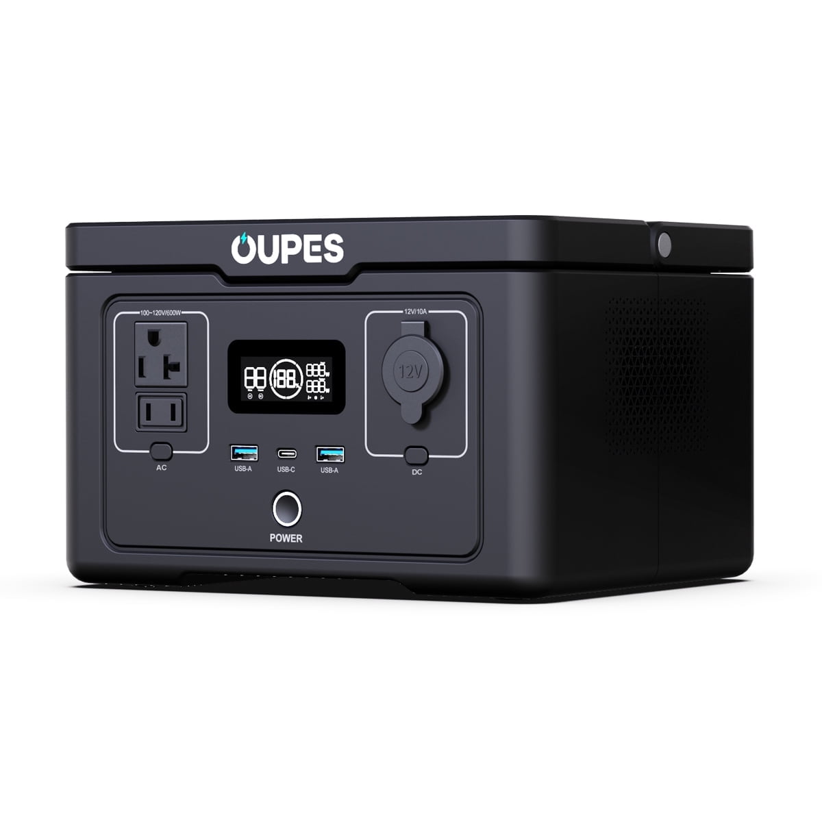 OUPES Exodus 600 Portable Power Station, 256Wh Backup LiFePO4 Battery ...