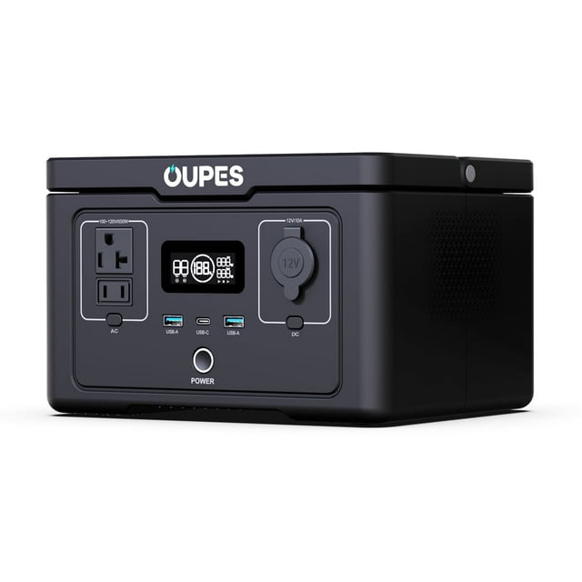 OUPES Exodus 600 Portable Power Station, 256Wh Backup LiFePO4 Battery ...