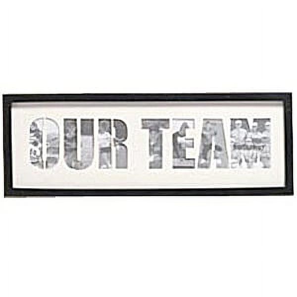 OUR TEAM Cut-out Letters Frame by Frame-ology - Walmart.com