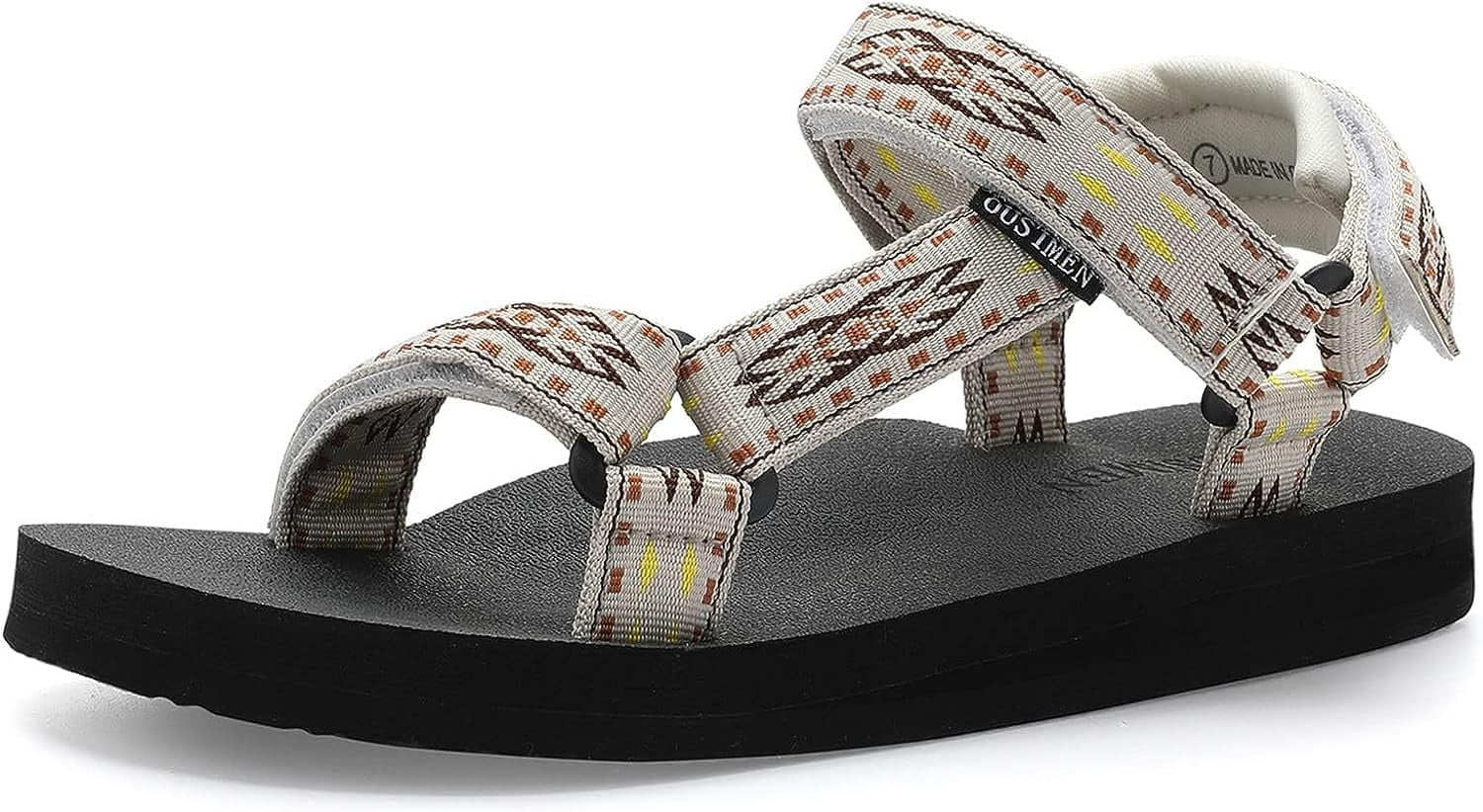 OUSIMEN Women's Sandals Casual Summer Quick-Drying Sandals with Arch ...