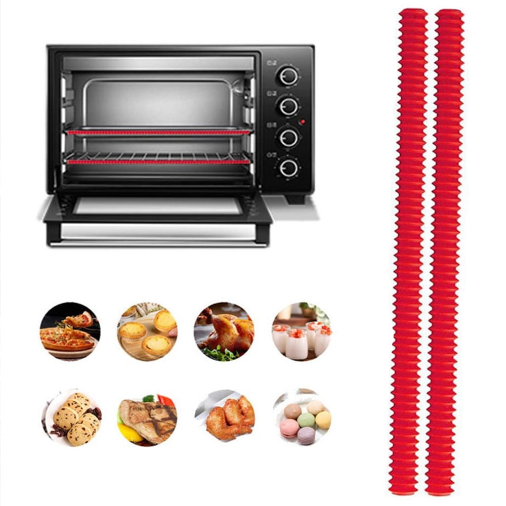 OUSITAI Oven Rack Shields - 2 Pack Heat Resistant Silicone Oven Rack ...