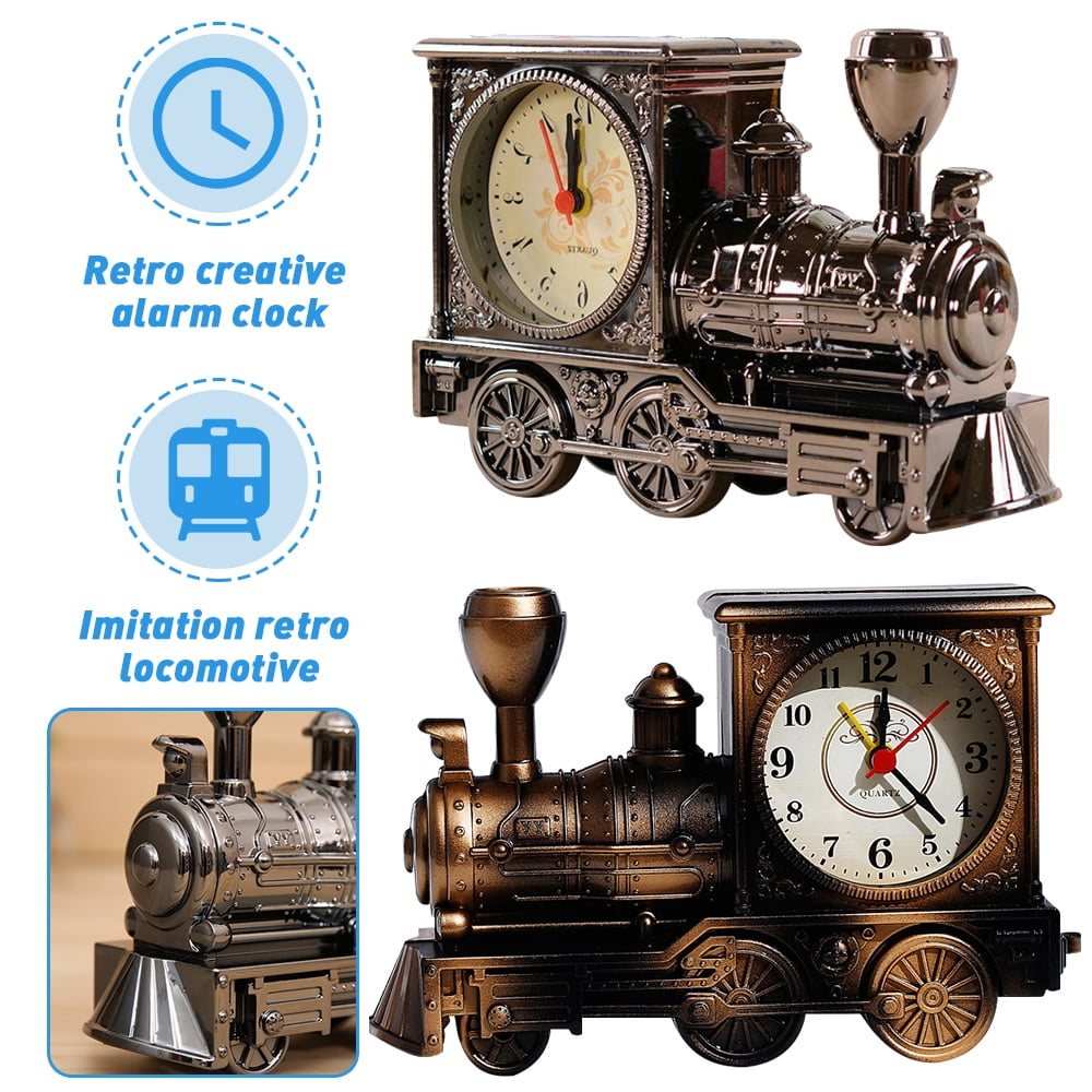 OUSITAI Train Alarm Clock Unique Eye-Catching Exquisite Train Sporting ...
