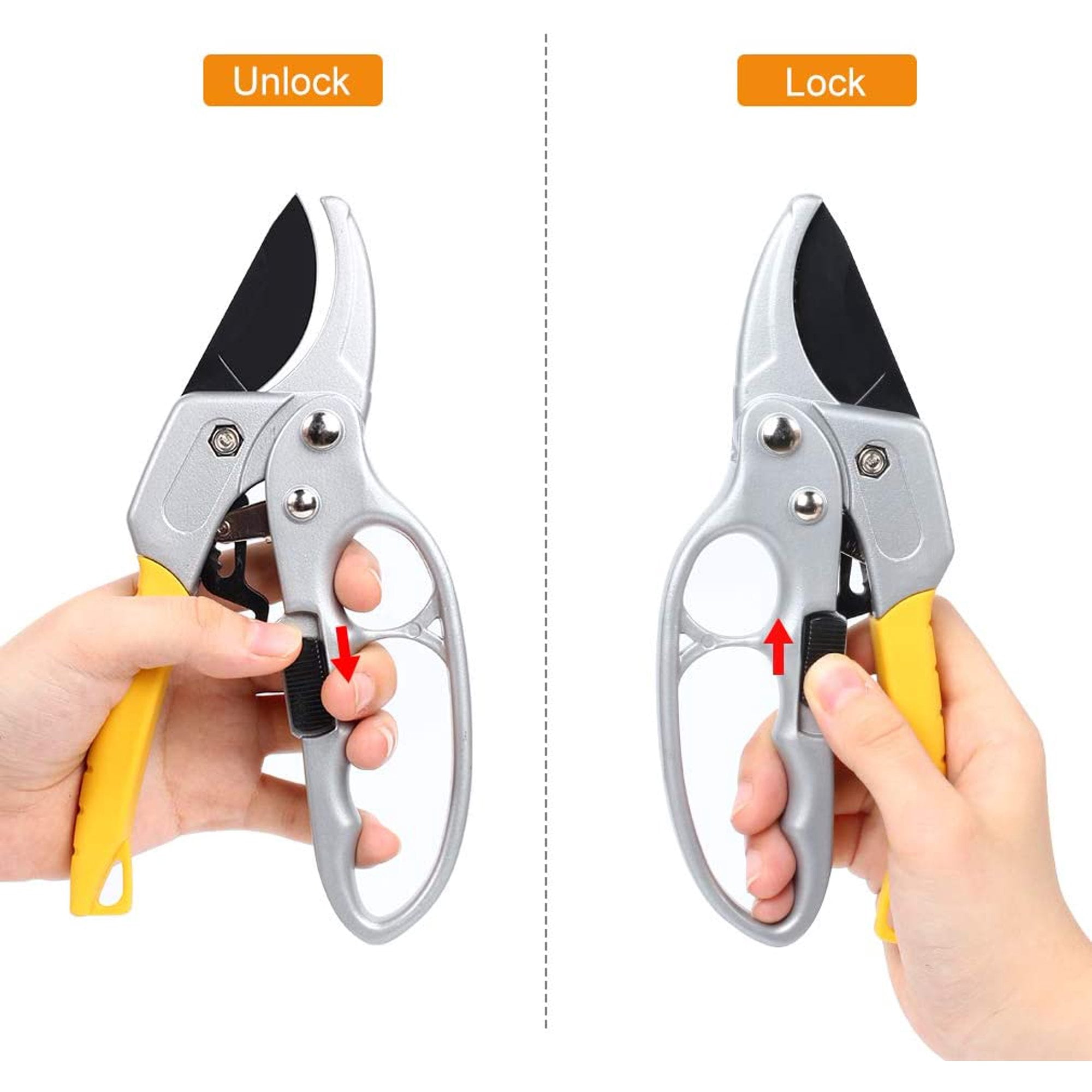 OUSITAI Tree Trimmers Scissors,Garden Hand Clippers,Tree Branch Cutter ...