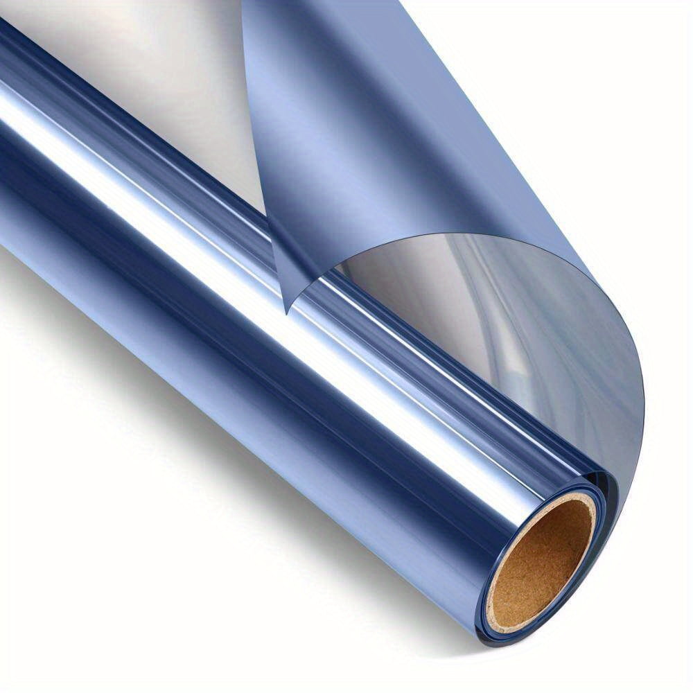 OUSITAID 19.6in x 118in One Way Mirror Window Film - Privacy Sun ...