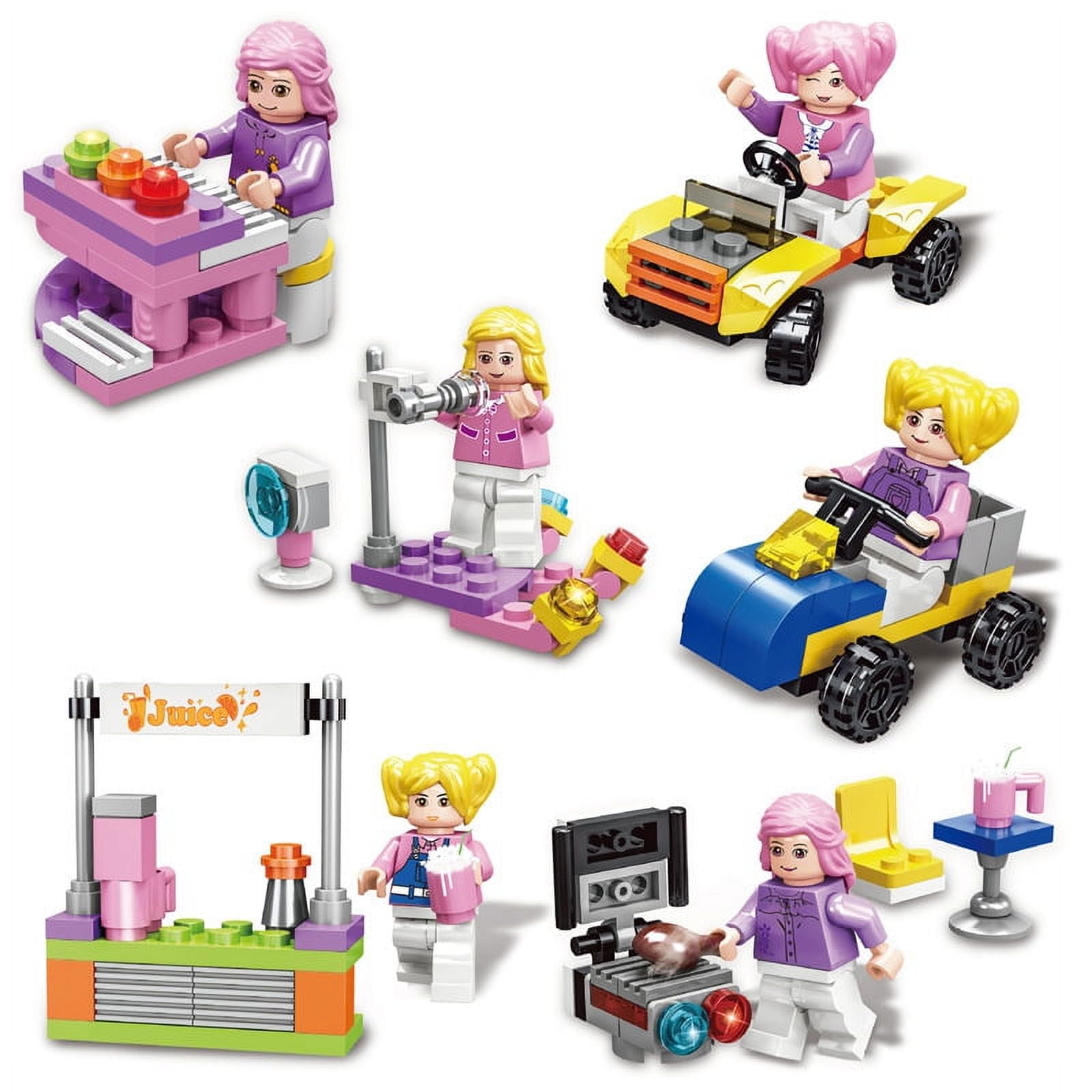 OUSITAID 196 Building Toys for Girls, Gifts for Girls Aged 3-7 ...