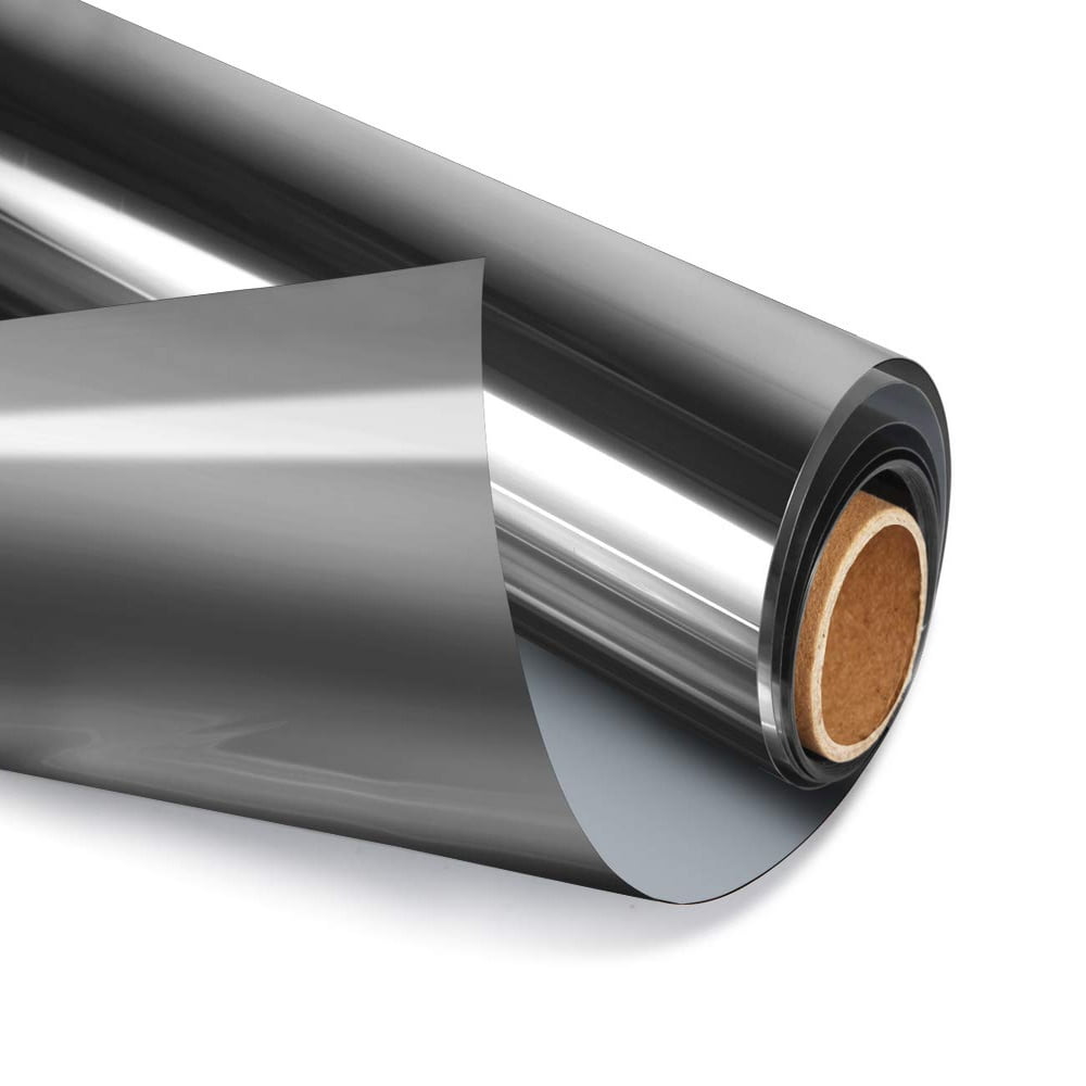 OUSITAID 35”x160”One Way Window Film Daytime Privacy Mirror Effect ...