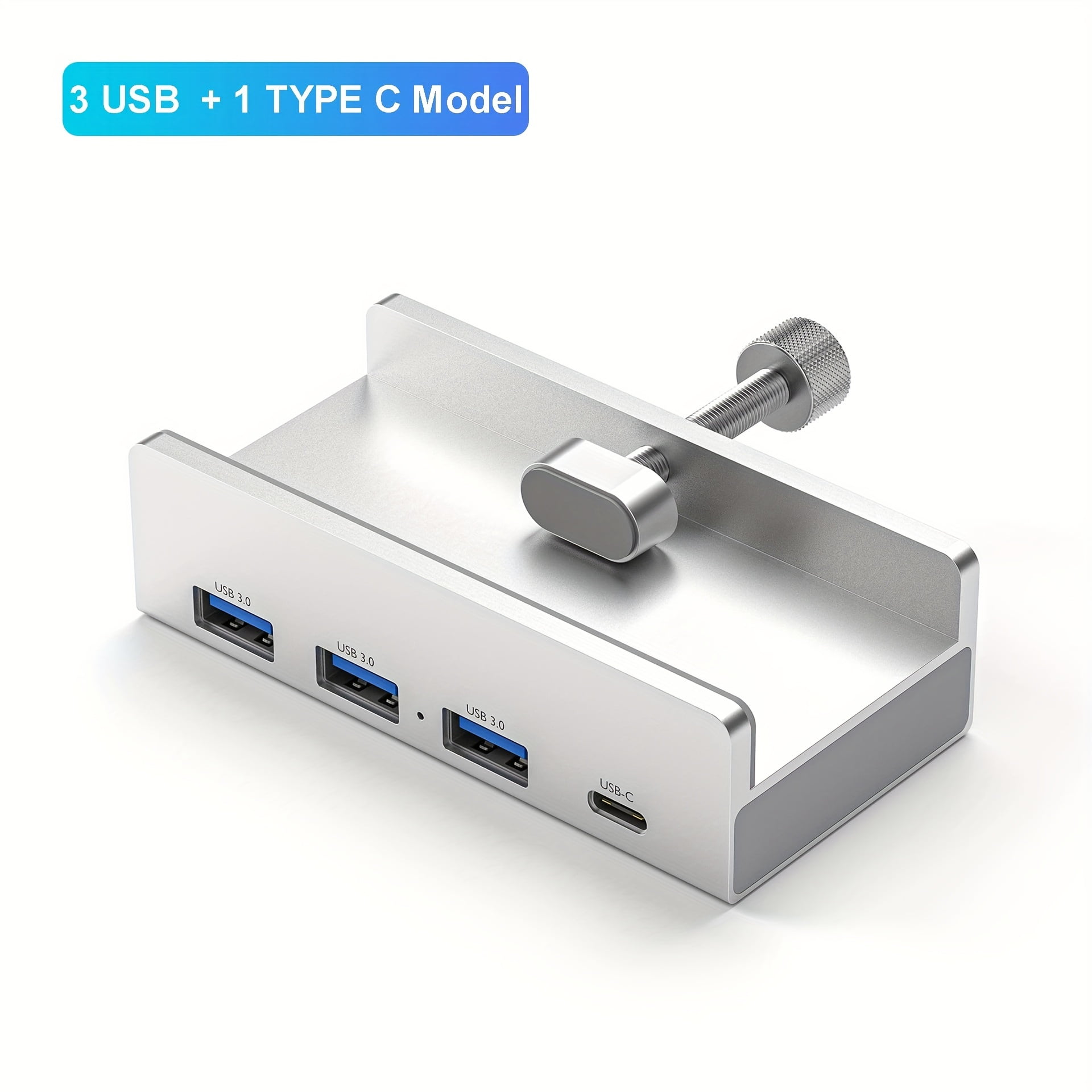 OUSITAID 4 Ports USB 3.0 HUB With Power Supply USB3.0 Splitter Adapter ...