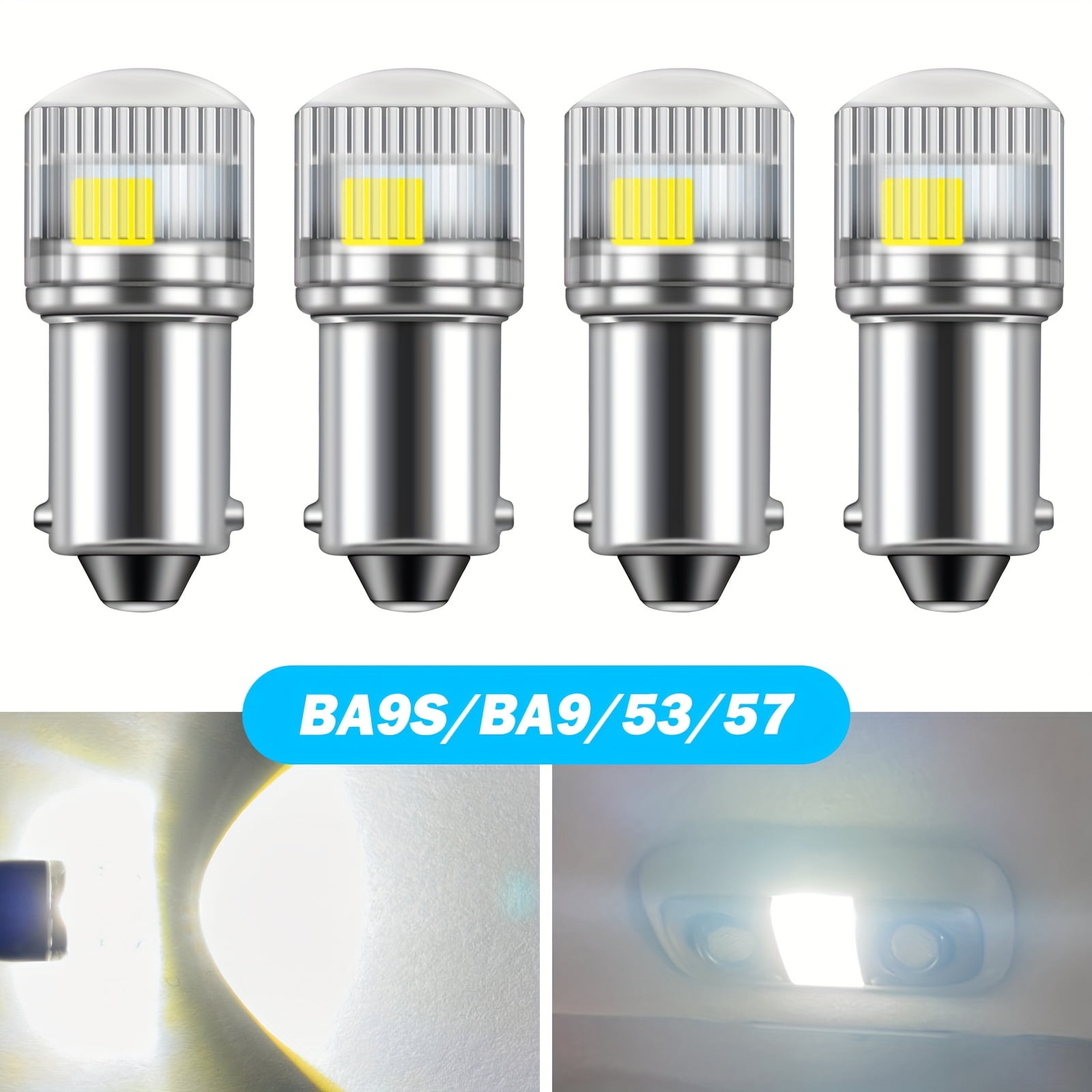 OUSITAID 4PCS BA9S 53 57 1895 64111 T4W Car Interior Replacement Bulb ...