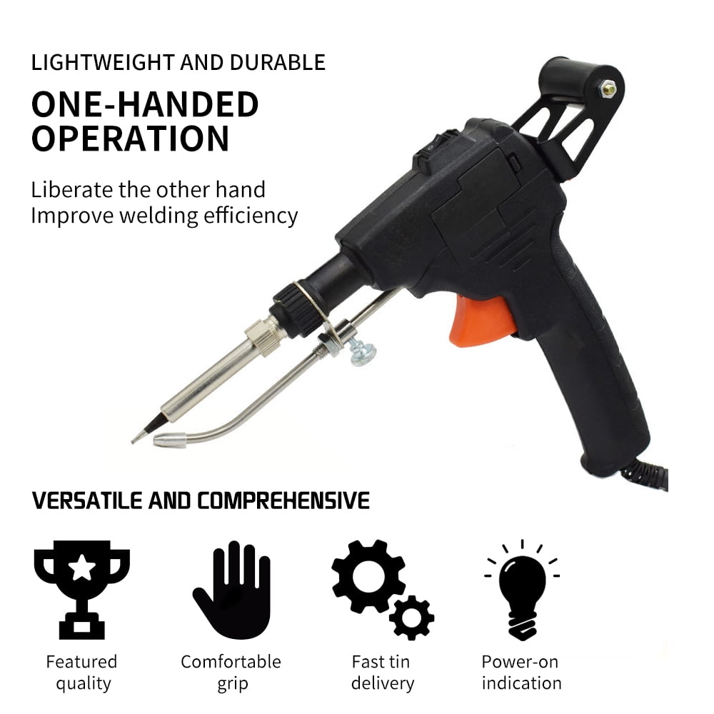 OUSITAID Automatic Electric Soldering Gun Kit 110V 60W Temperature ...