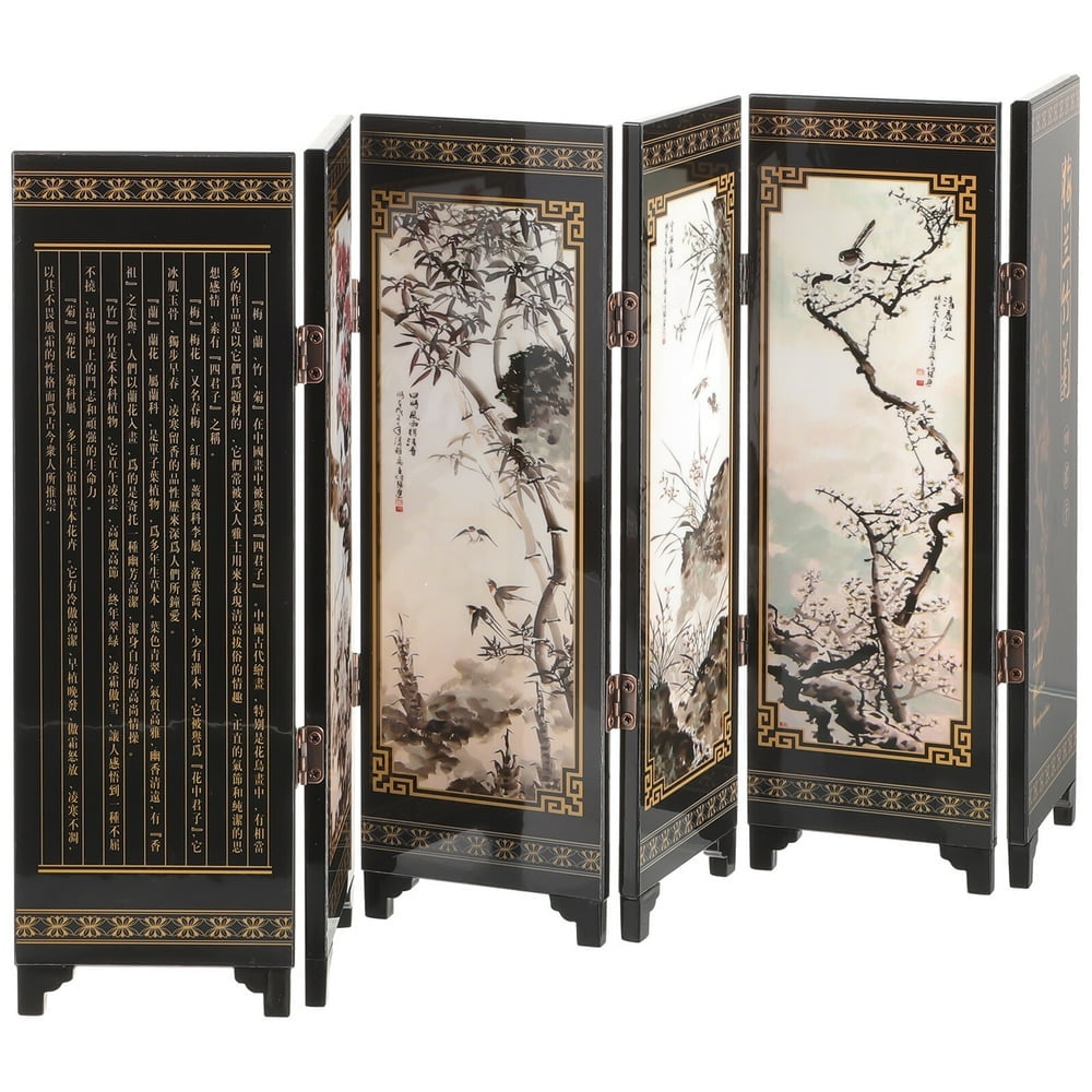 OUSITAID Decorative Screen Ornaments Vintage Home Chinese Wall Dividers ...