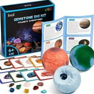 DoDoMagxanadu Gemstone Dig Kit, 16 Real Gems Mining Set, STEM Science ...