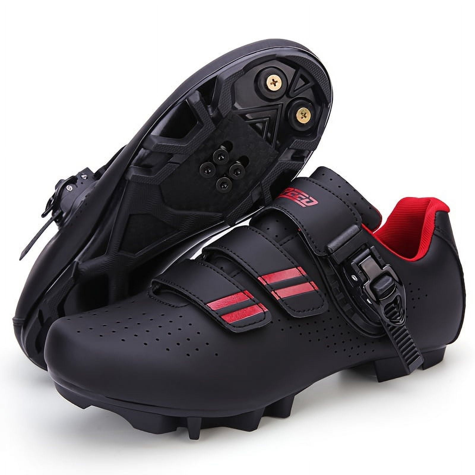 OUSITAID Mens Lightweight Cycling Shoes - Advanced SPD Compatibility ...