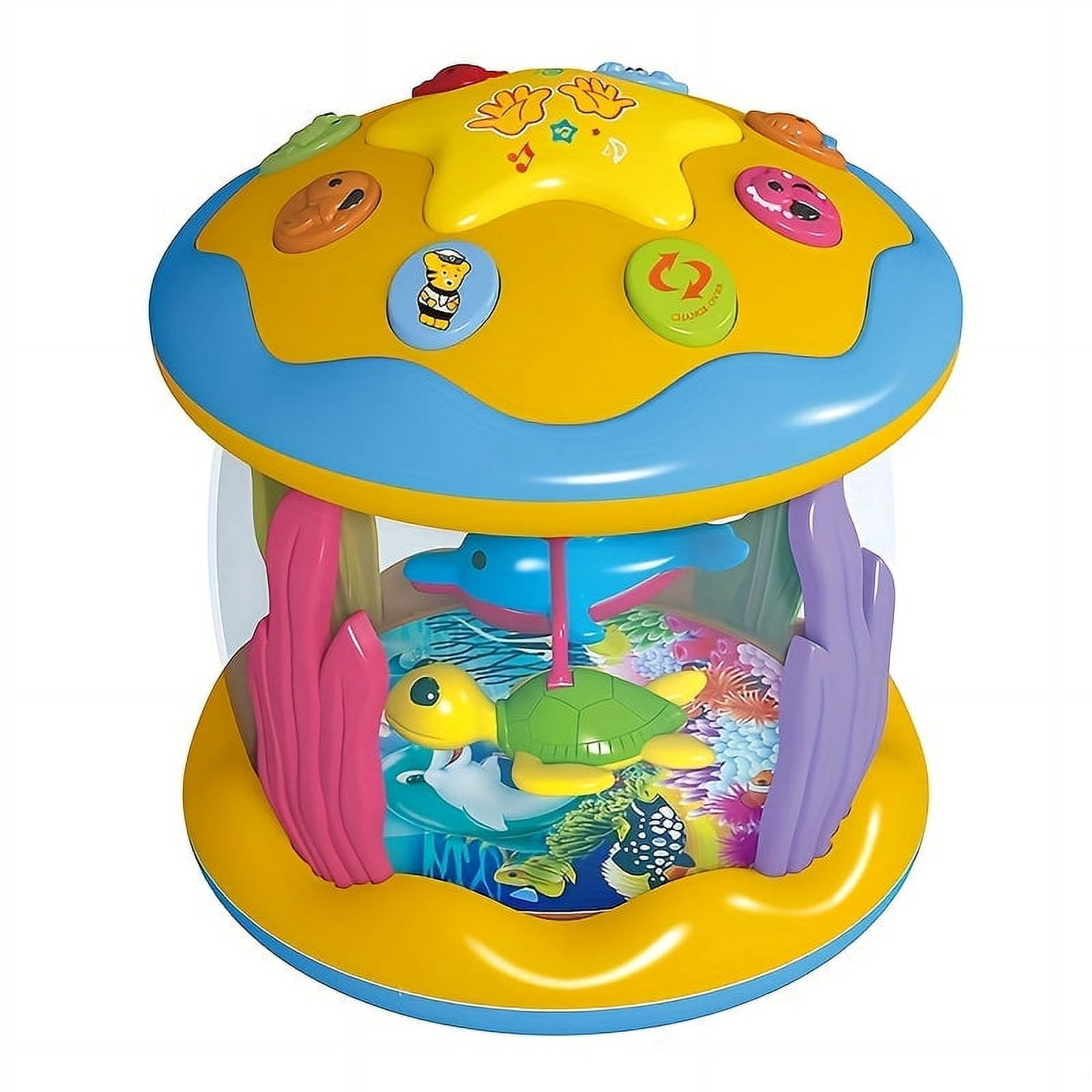 OUSITAID Ocean Projector Musical Toy for Crawling Babies Sensory ...