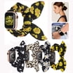 OUSITAID Scrunchie Fashion Fabric Covered Band Strap For Apple Watch ...