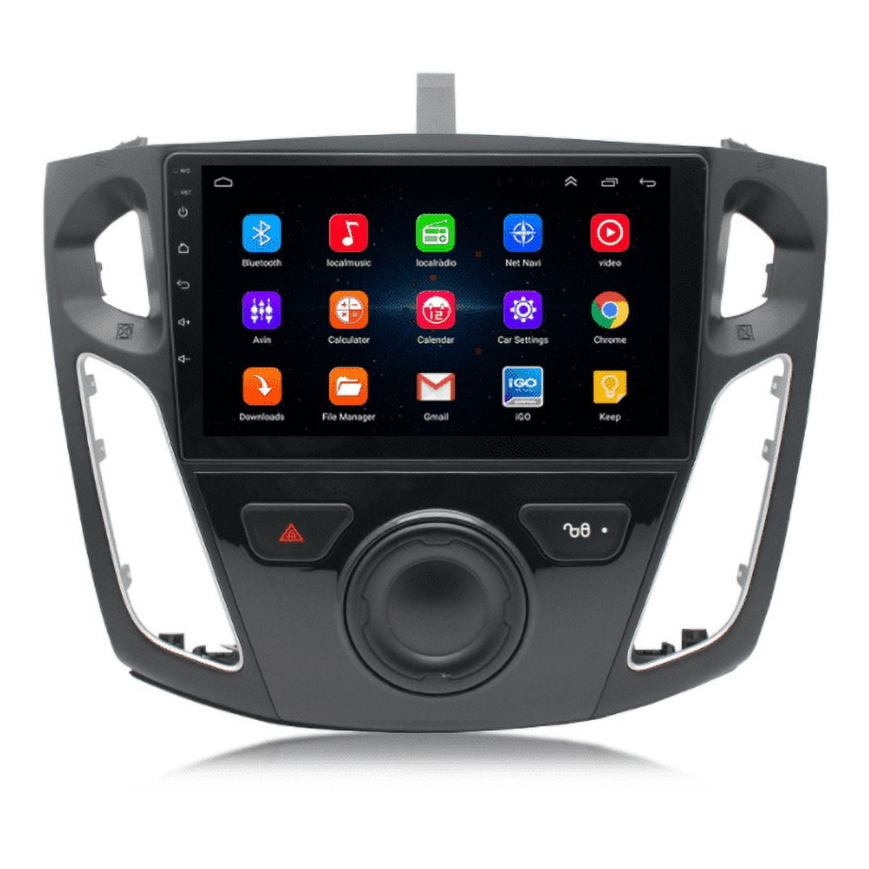 OUSITAID Smart 9" Android 9.1 Big Screen Car Radio Stereo GPS OBD Wifi ...