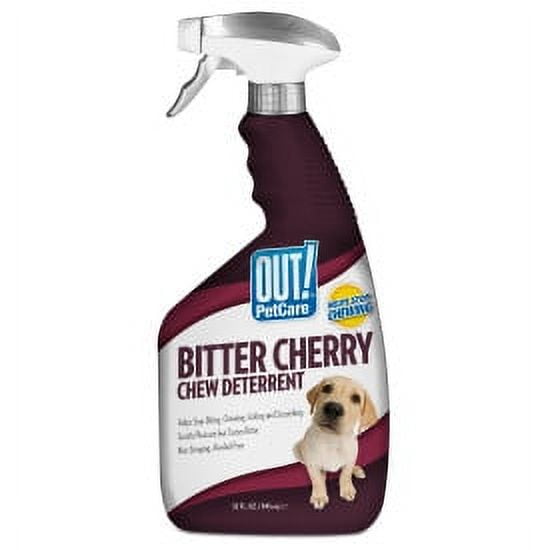 OUT! Bitter Cherry Dog Chew Deterrent Spray, 24 oz - Walmart.com