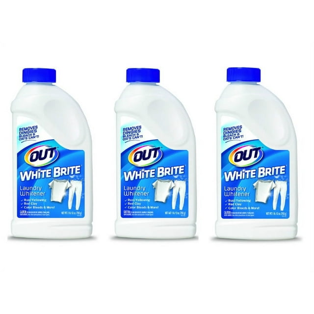 OUT! White Brite Laundry Whitener Powder, 1 lb 12 Ounce, 3 Bottles ...