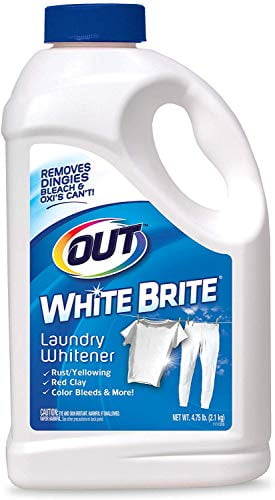 OUT White Brite Laundry Whitener, Removes Red Clay, Perfect for ...