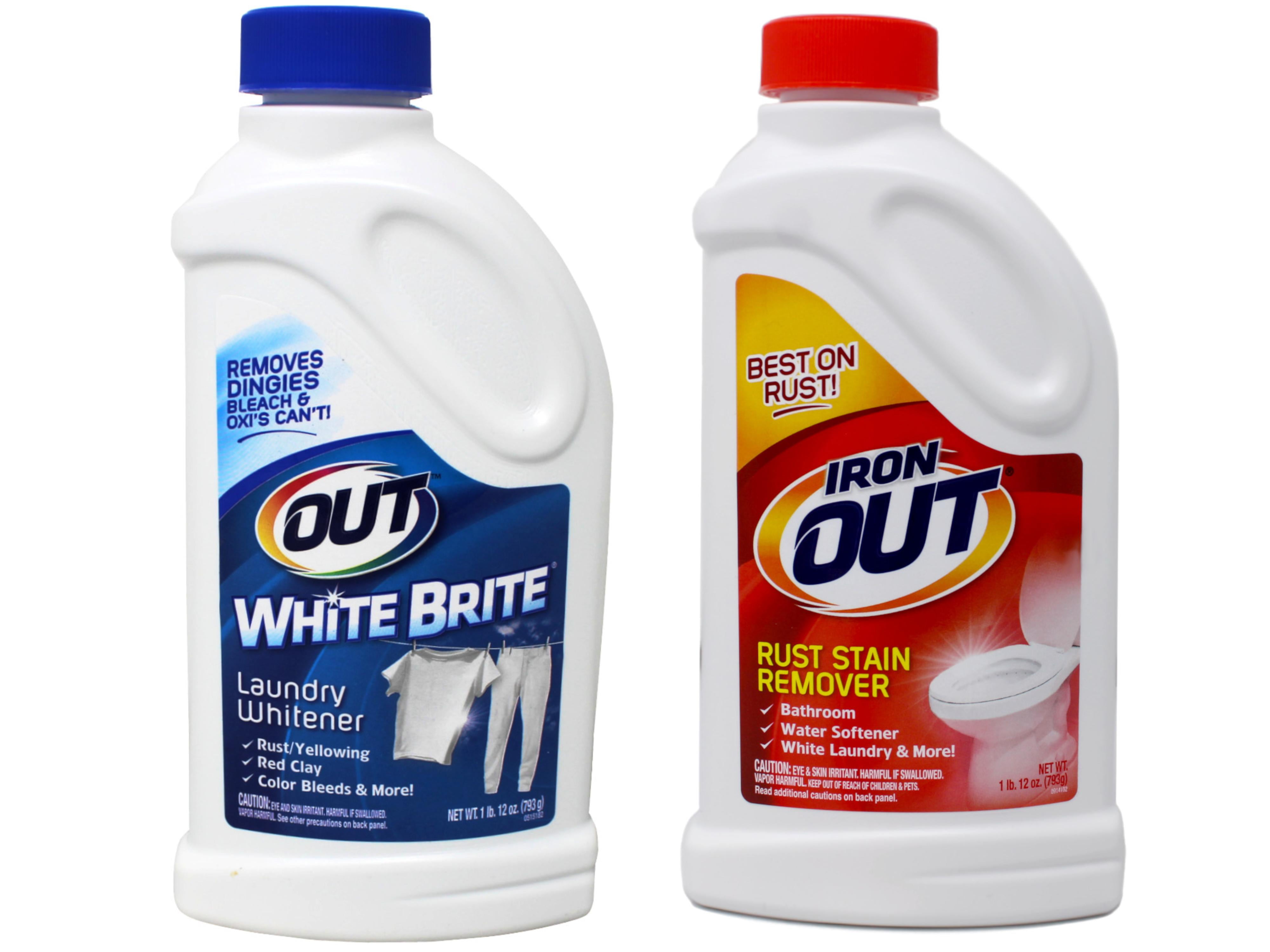 OUT White Brite Laundry Whitener and Multipurpose Rust Stain Remover ...