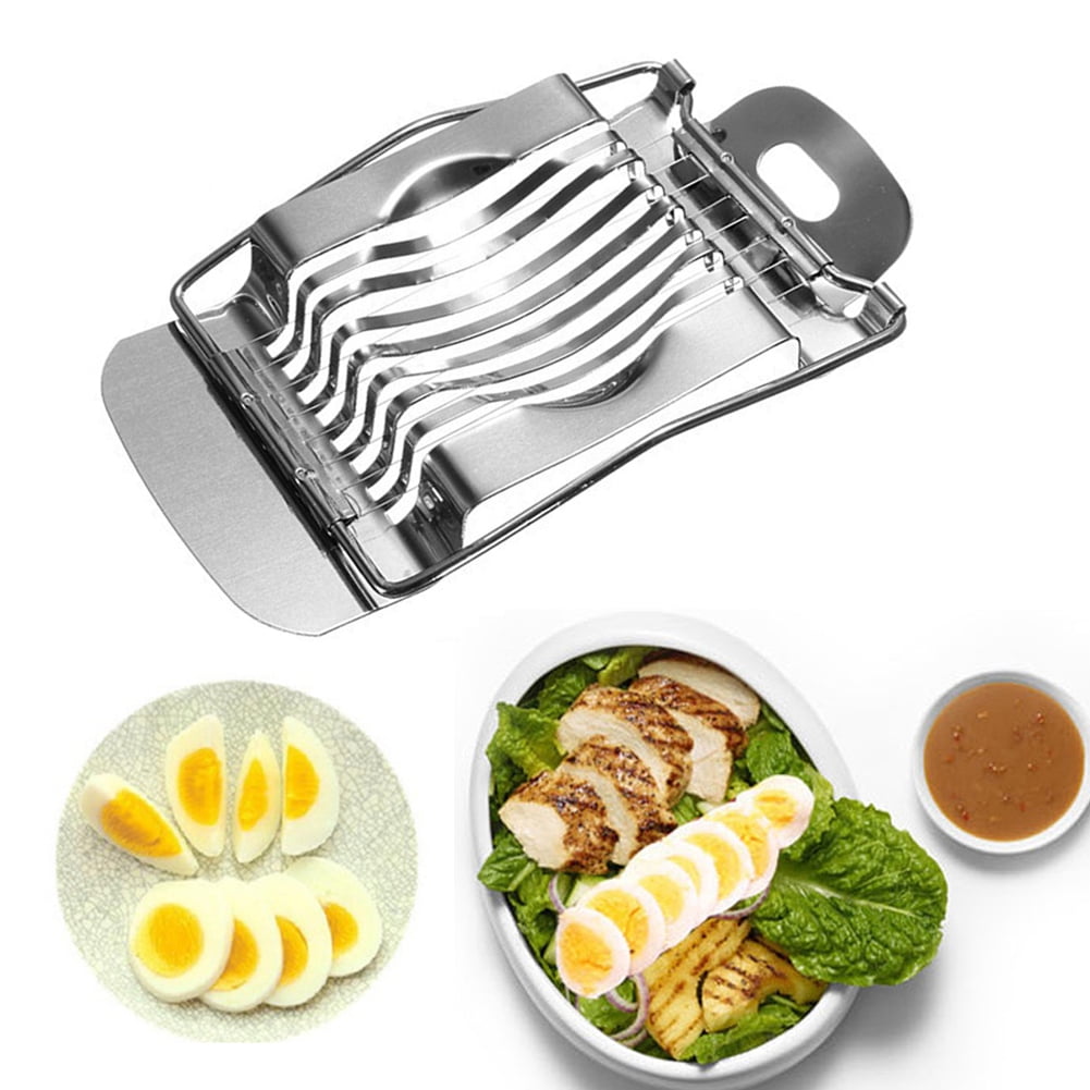 OUTAD VEAREAR Household Stainless Steel Boiled Egg Slicer Section ...