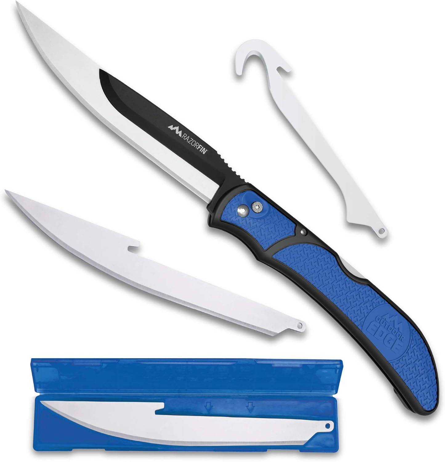 OUTDOOR EDGE Razor-Fin | 5" Razor Sharp Replaceable Blade Folding ...