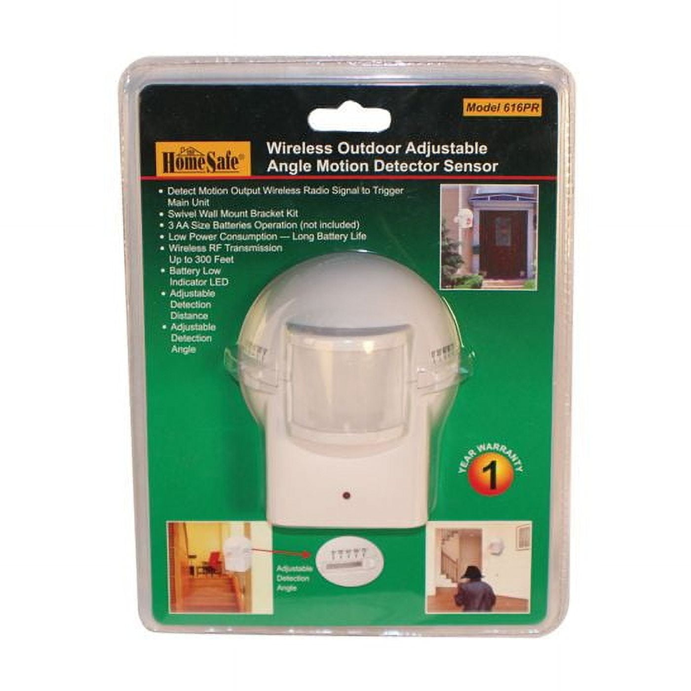 OUTDOOR HOMESAFE WIRELESS HOME SECURITY MOTION SENSOR - Walmart.com