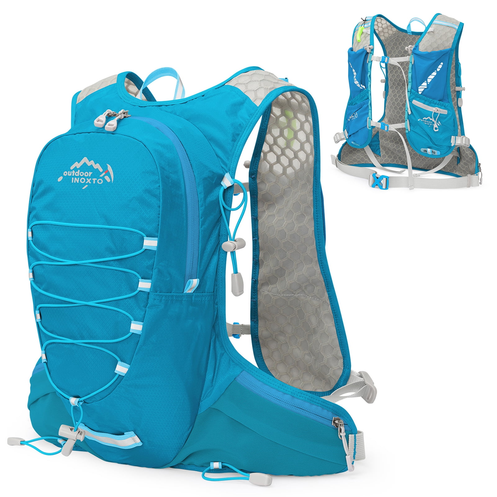 OUTDOOR INOXTO Backpack,12L Vest Outdoor BUZHI Water Bladder 12L 2L ...