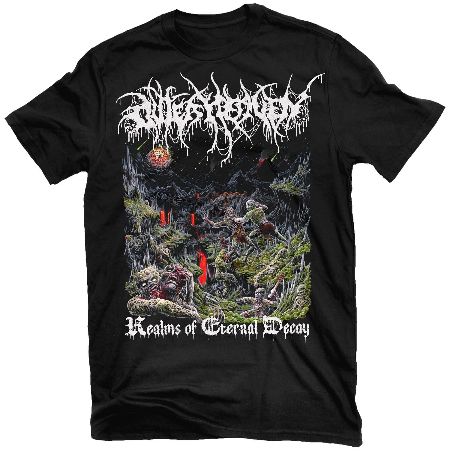 OUTER HEAVEN Realms Of Eternal Decay T-Shirt NEW! Relapse Records ...