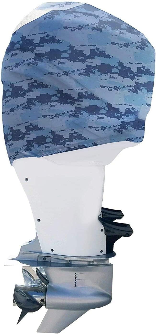 OUTERENVY Blue Digital Camo Outboard Motor Cover for Yamaha 2.8 F150 ...
