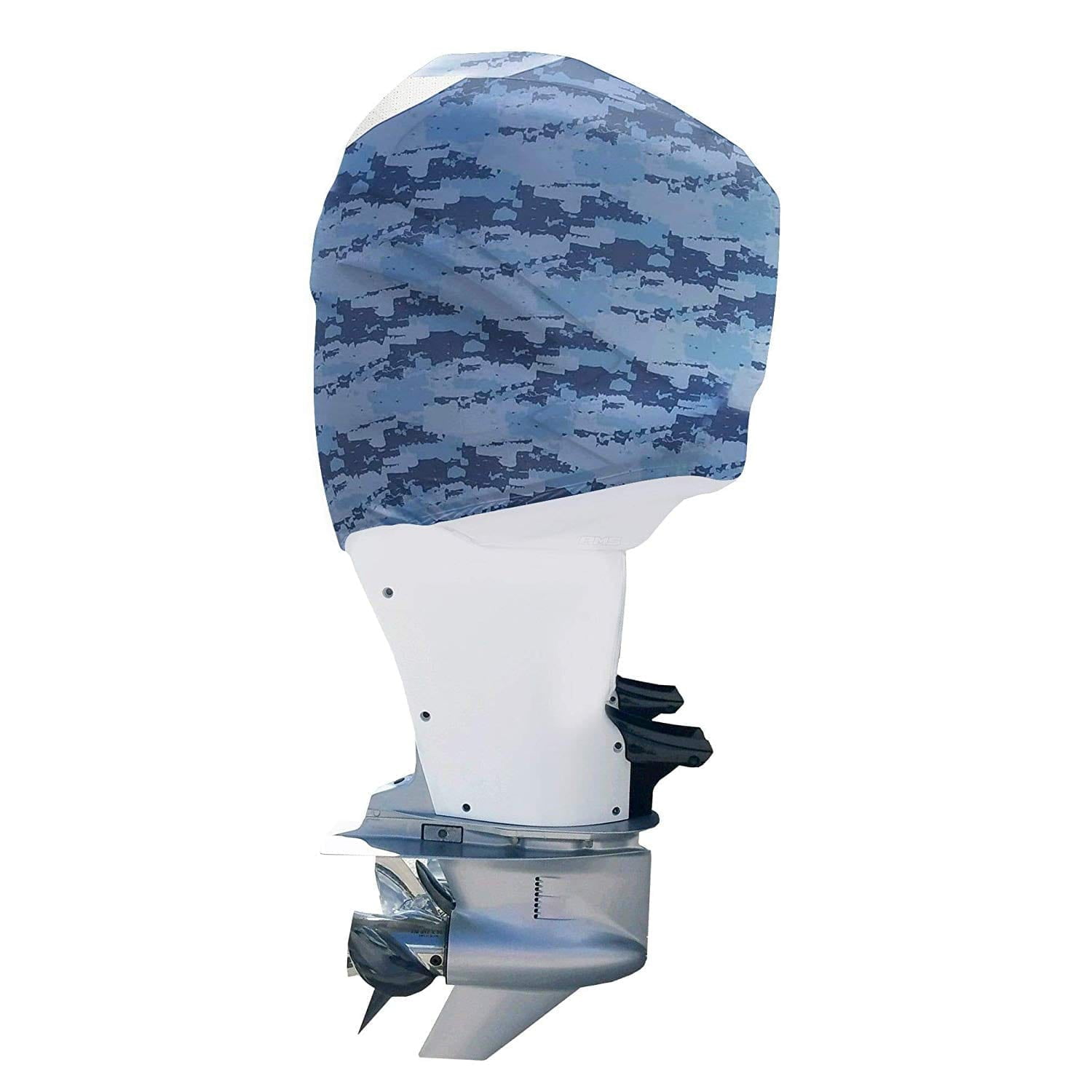 OUTERENVY Blue Digital Camo Outboard Motor Cover for Yamaha V6 4.2 F225 ...