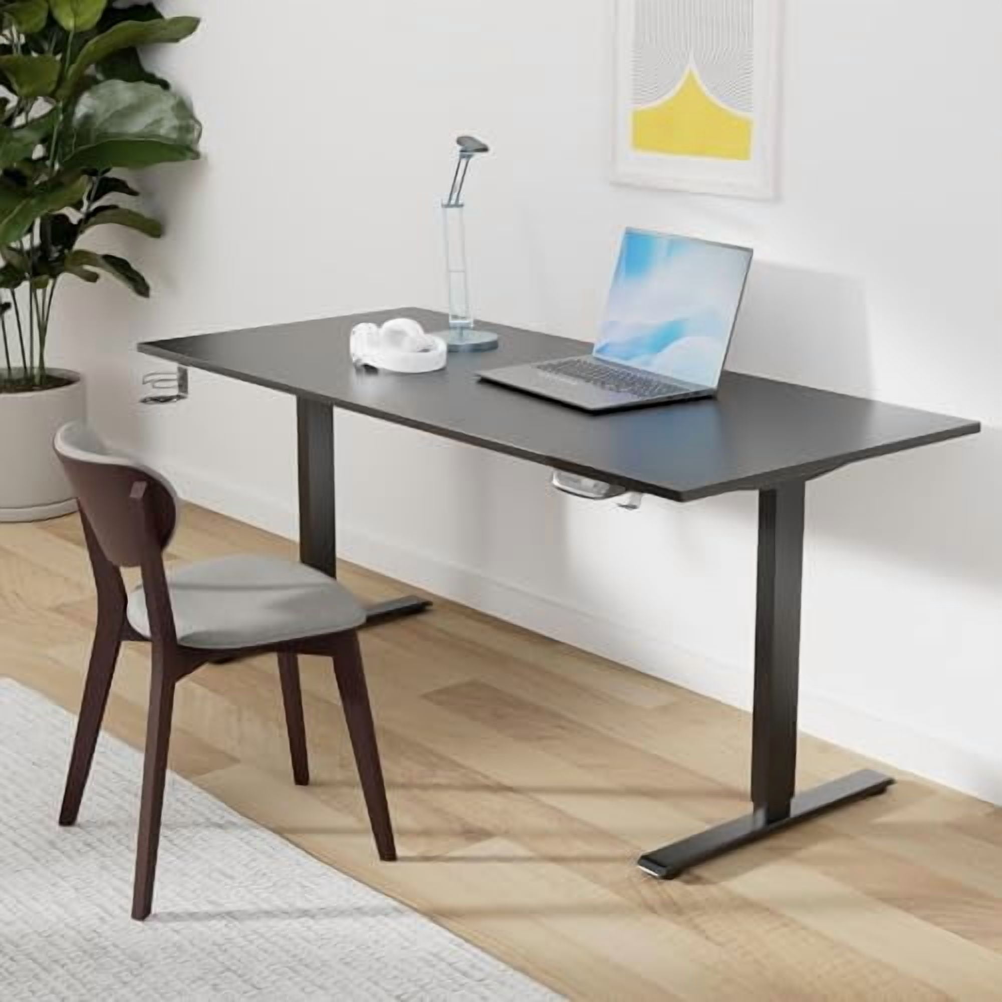OUTFINE Heavy Duty Dual Motor Height Adjustable Standing Desk Electric ...