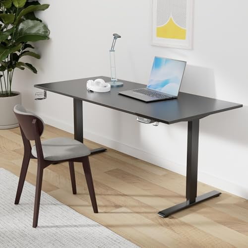 OUTFINE Heavy Duty Dual Motor Height Adjustable Standing Desk Electric ...