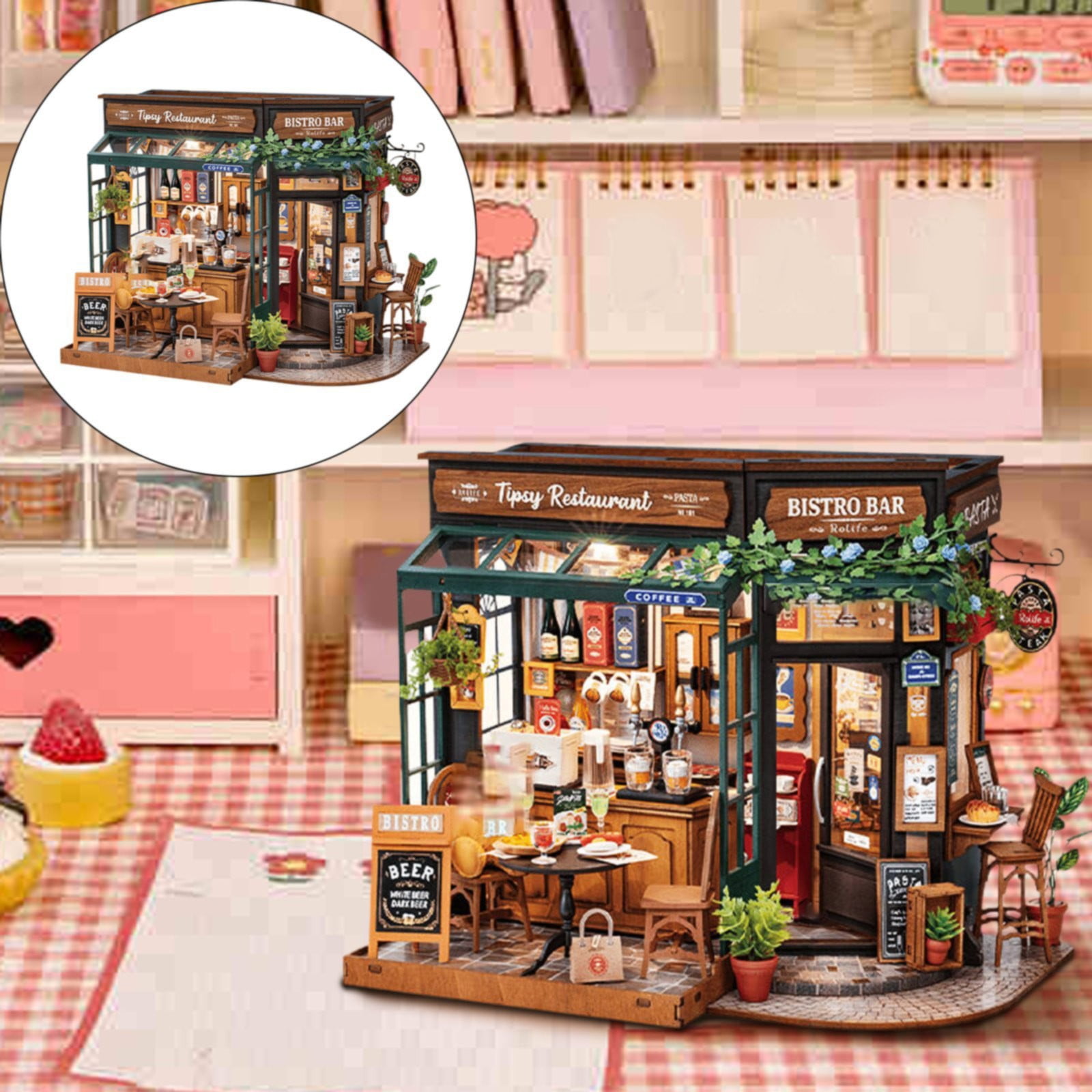 OUTLOU DIY Tiny House Kit, Miniature House Kit for Adults to Build ...