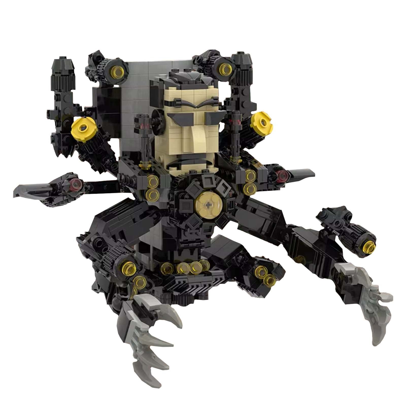 OUTLOU Upgraded Skibid Toilet Series Building Block Toy Blocks Action ...