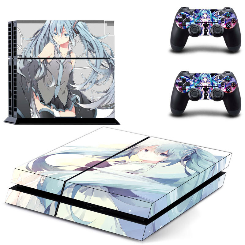 OUTMOIN Full Body Vinyl Skin Stickers for PS4 Console and Controllers ...