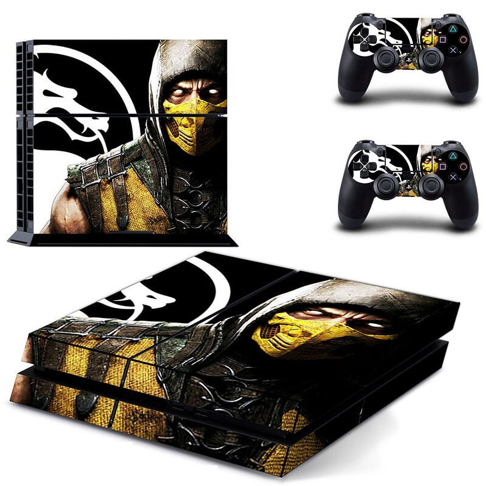 OUTMOIN Full Body Vinyl Skin Stickers for PS4 Console and Controllers ...