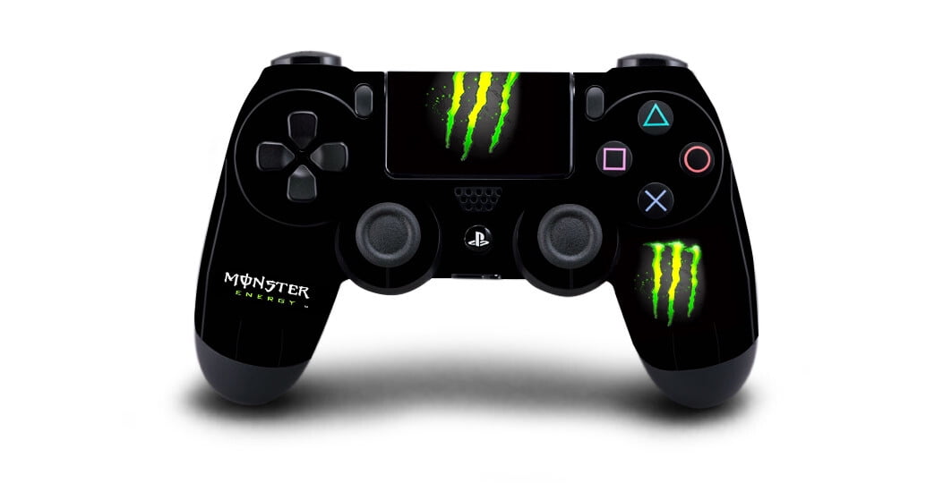 OUTMOIN Full Body Vinyl Skin Stickers for PS4 Controller - Radiation ...