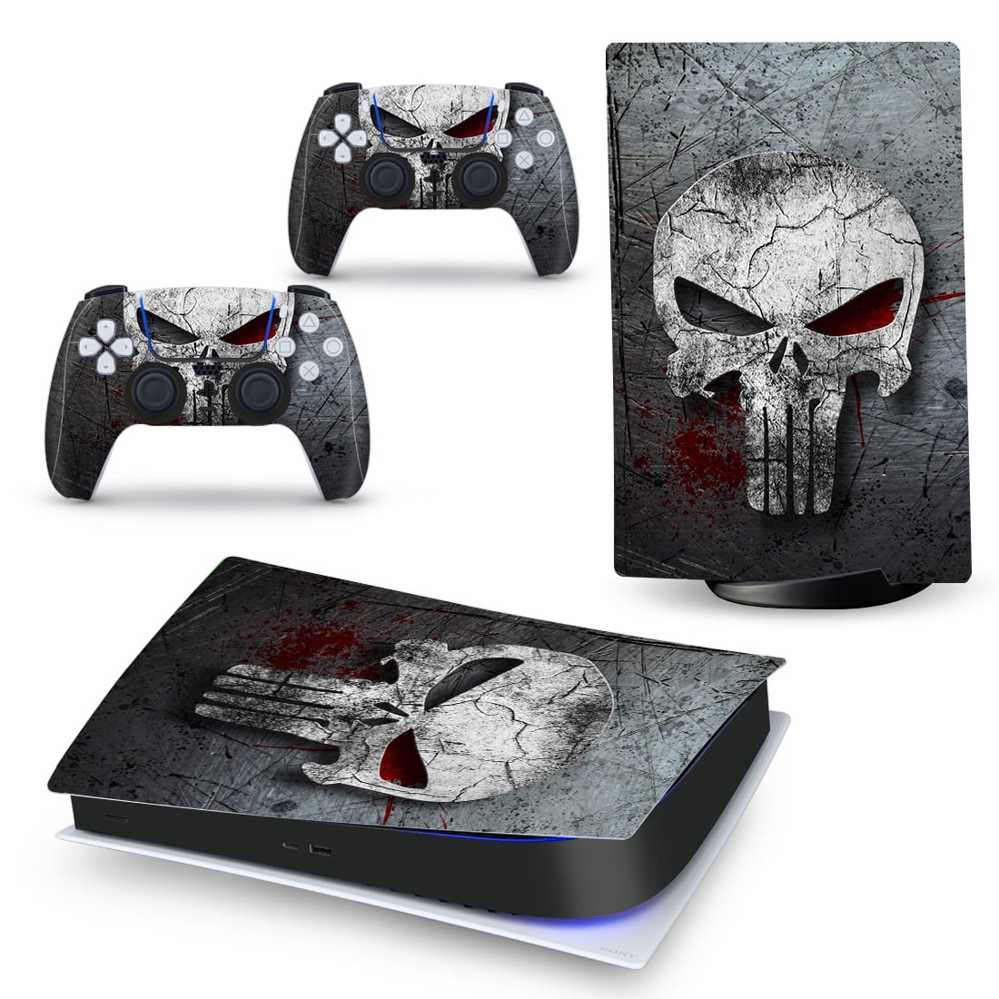 OUTMOIN Full Body Vinyl Skin Stickers for PS5 Console and Controllers ...