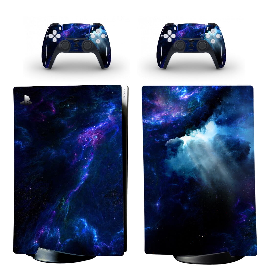 OUTMOIN Full Body Vinyl Skin Stickers for PS5 Digital Edition Console ...