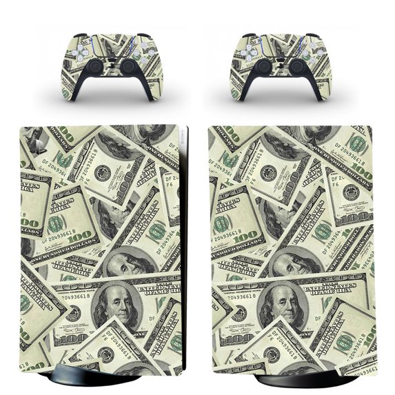 OUTMOIN Full Body Vinyl Skin Stickers for PS5 Digital Edition Console ...