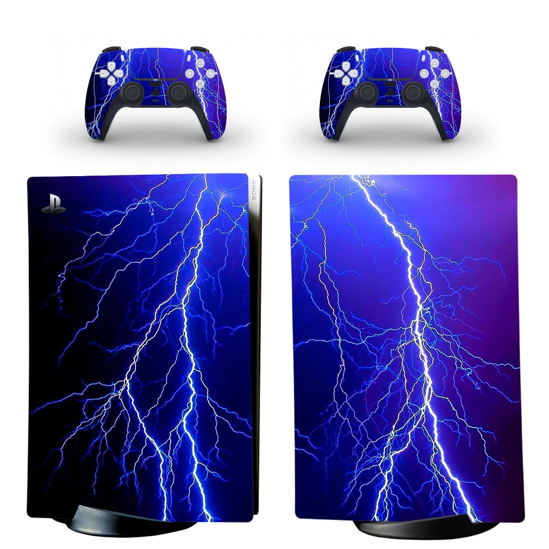 OUTMOIN Full Body Vinyl Skin Stickers for PS5 Digital Edition Console ...