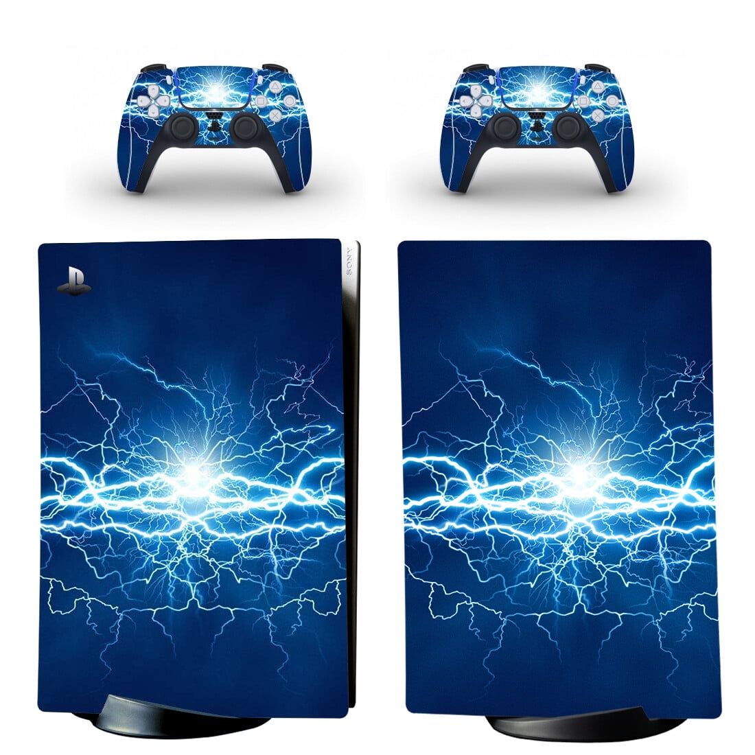 OUTMOIN Full Body Vinyl Skin Stickers for PS5 Digital Edition Console ...