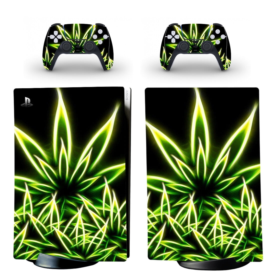 OUTMOIN Full Body Vinyl Skin Stickers for PS5 Digital Edition Console ...