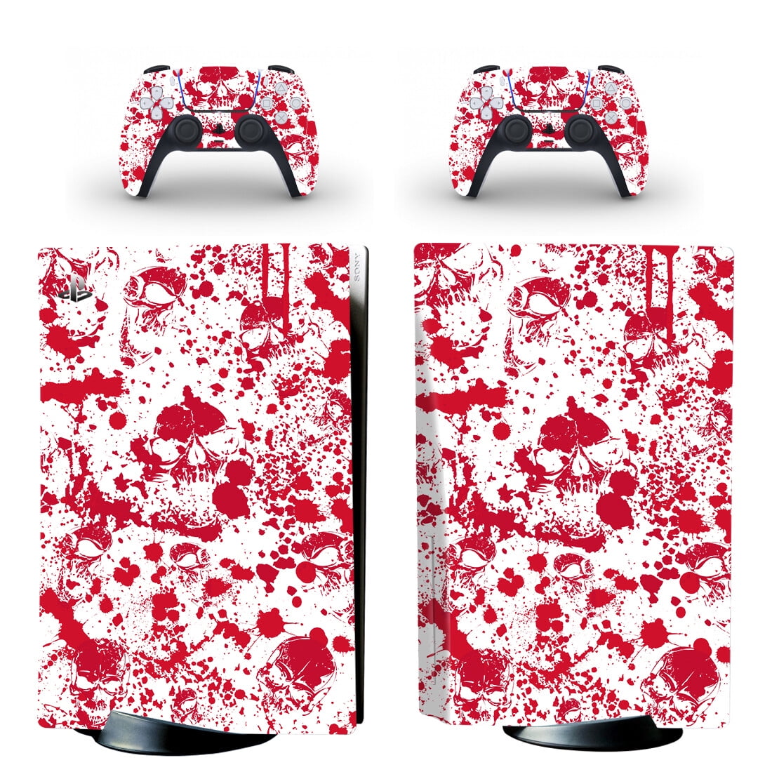 OUTMOIN Full Body Vinyl Skin Stickers for PS5 Disc Edition Console and ...