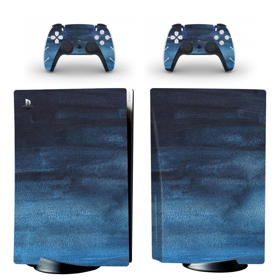 OUTMOIN Full Body Vinyl Skin Stickers for PS5 Disc Edition Console and ...