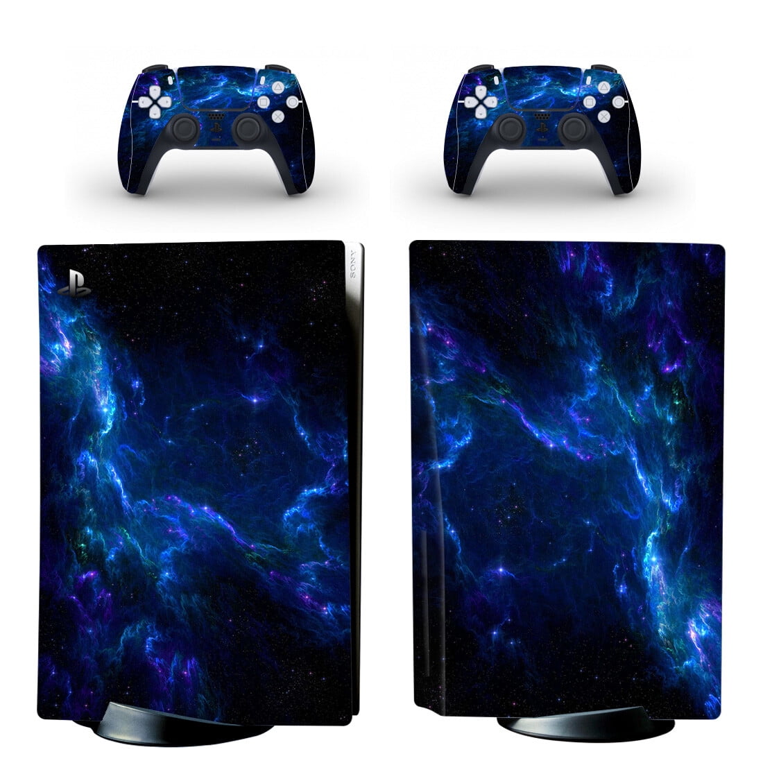 OUTMOIN Full Body Vinyl Skin Stickers for PS5 Disc Edition Console and ...