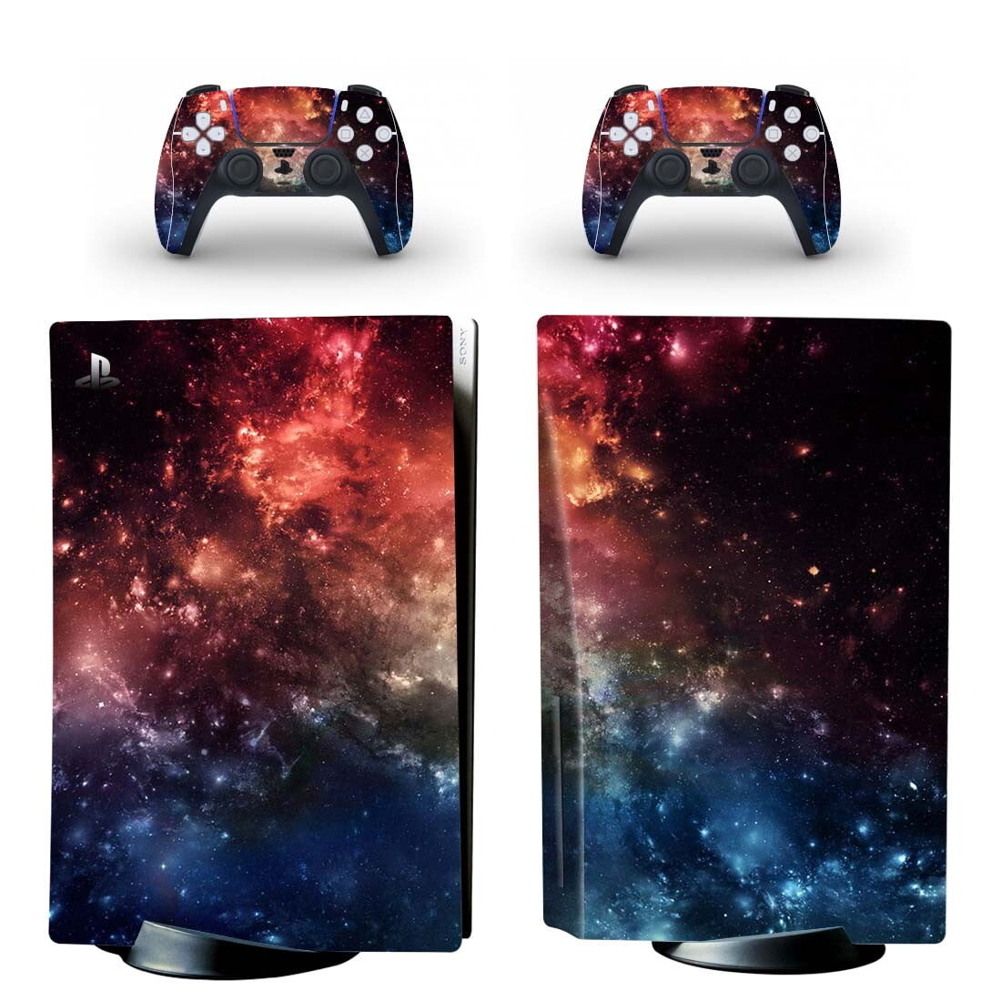 OUTMOIN Full Body Vinyl Skin Stickers for PS5 Disc Edition Console and ...