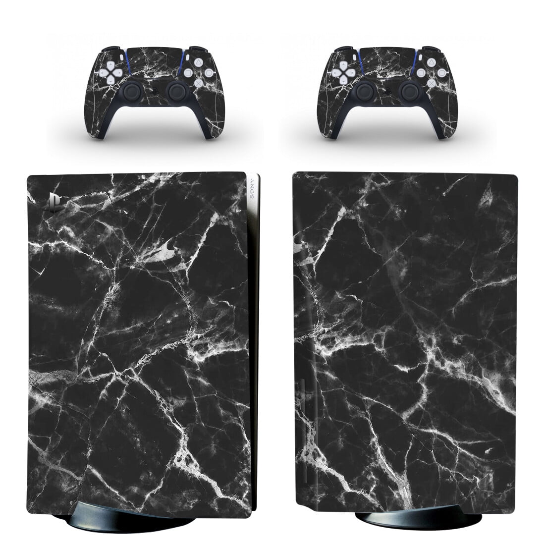 OUTMOIN Full Body Vinyl Skin Stickers for PS5 Disc Edition Console and ...